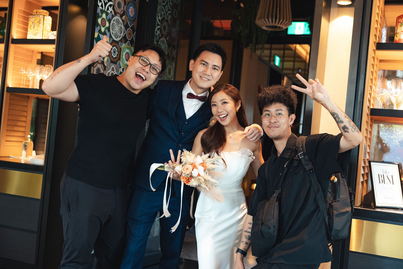Yu Rong and Tzin's Joyful, Bubbly Wedding at Quenino at Artyzen ...